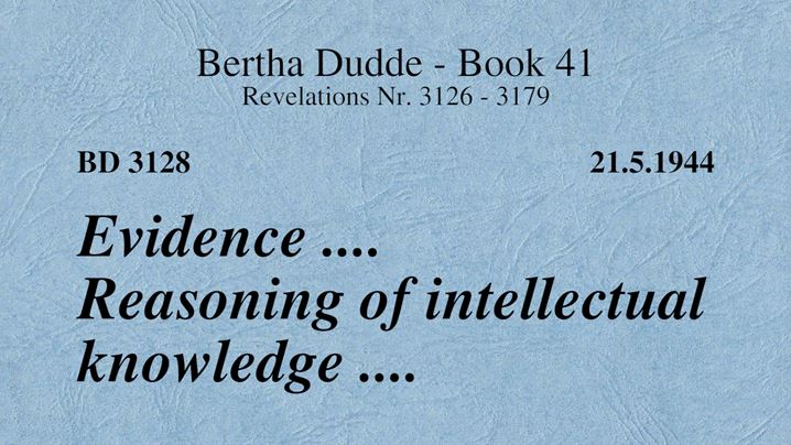 BD 3128 - EVIDENCE .... REASONING OF INTELLECTUAL KNOWLEDGE ...