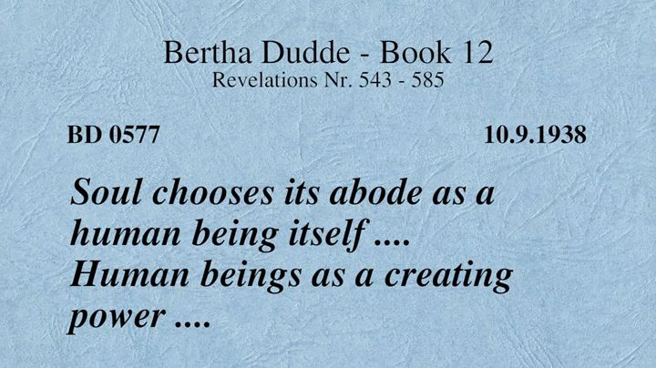 BD 0577 - SOUL CHOOSES ITS ABODE AS A HUMAN BEING ITSELF .... - iConnectFX™