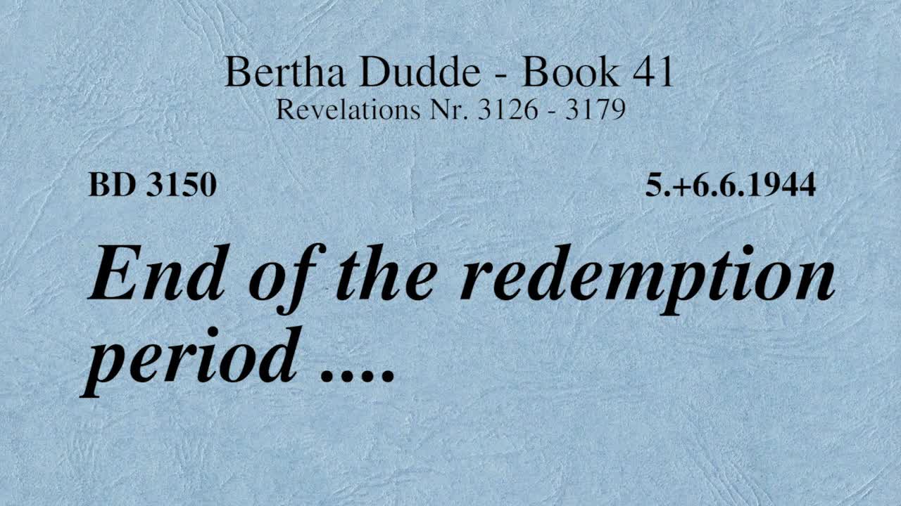 BD 3150 - END OF THE REDEMPTION PERIOD .... - iConnectFX™