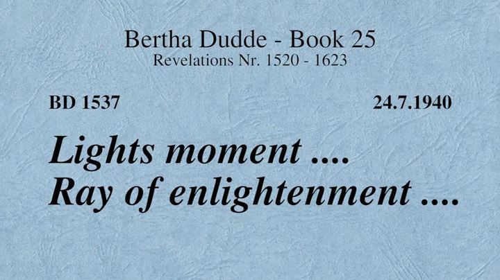 BD 1537 - LIGHTS MOMENT .... RAY OF ENLIGHTENMENT .... - iConnectFX™