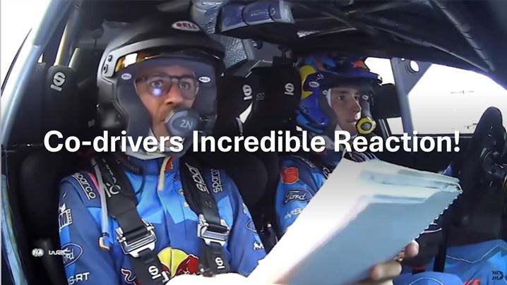 World Rally Championship (WRC) Co-Driver Makes Amazing Save! - iConnectFX™